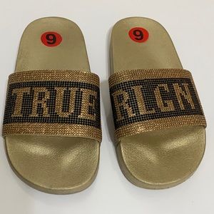 True Religion | Shoes | True Religion Womens Size 6 Meyer Bling Gold ...